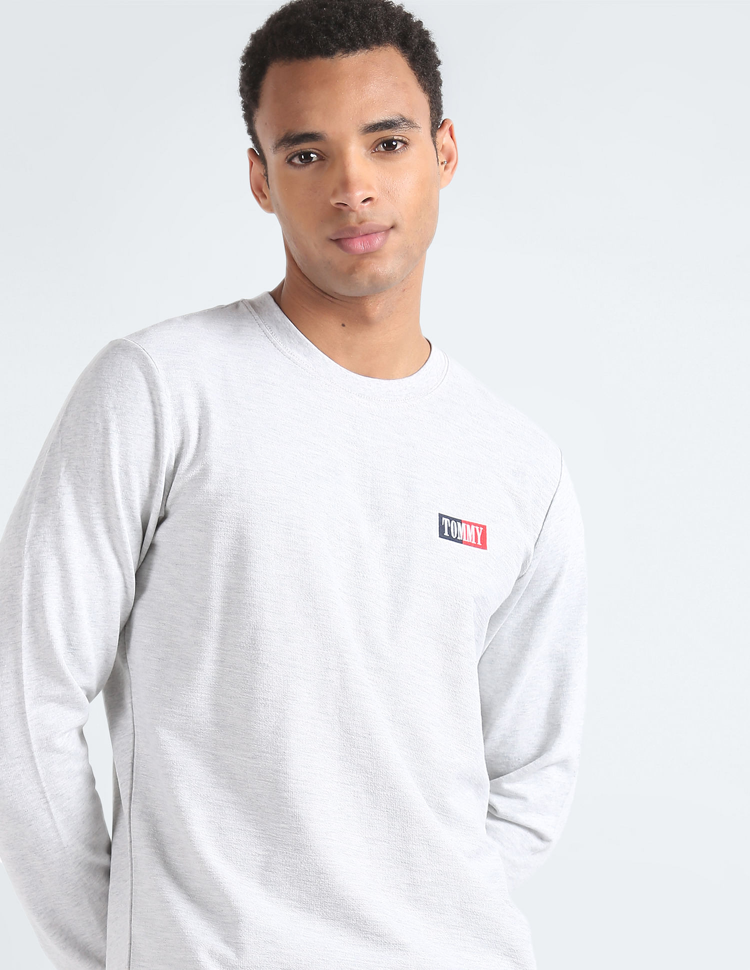 Buy Tommy Hilfiger Reverse Textured Long Sleeve T Shirt NNNOW