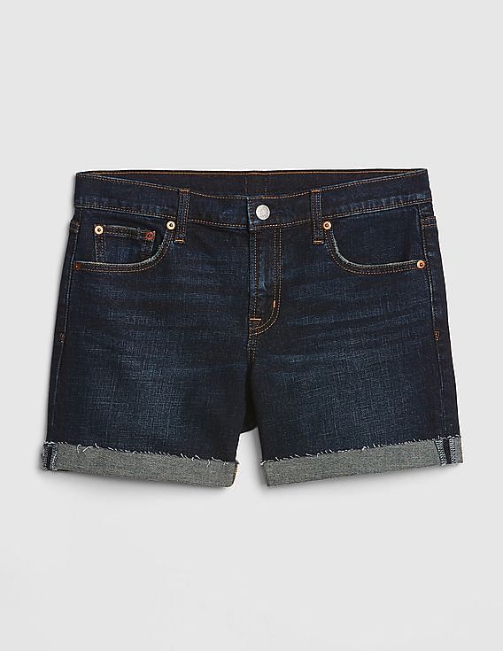 Gap jean shorts womens store