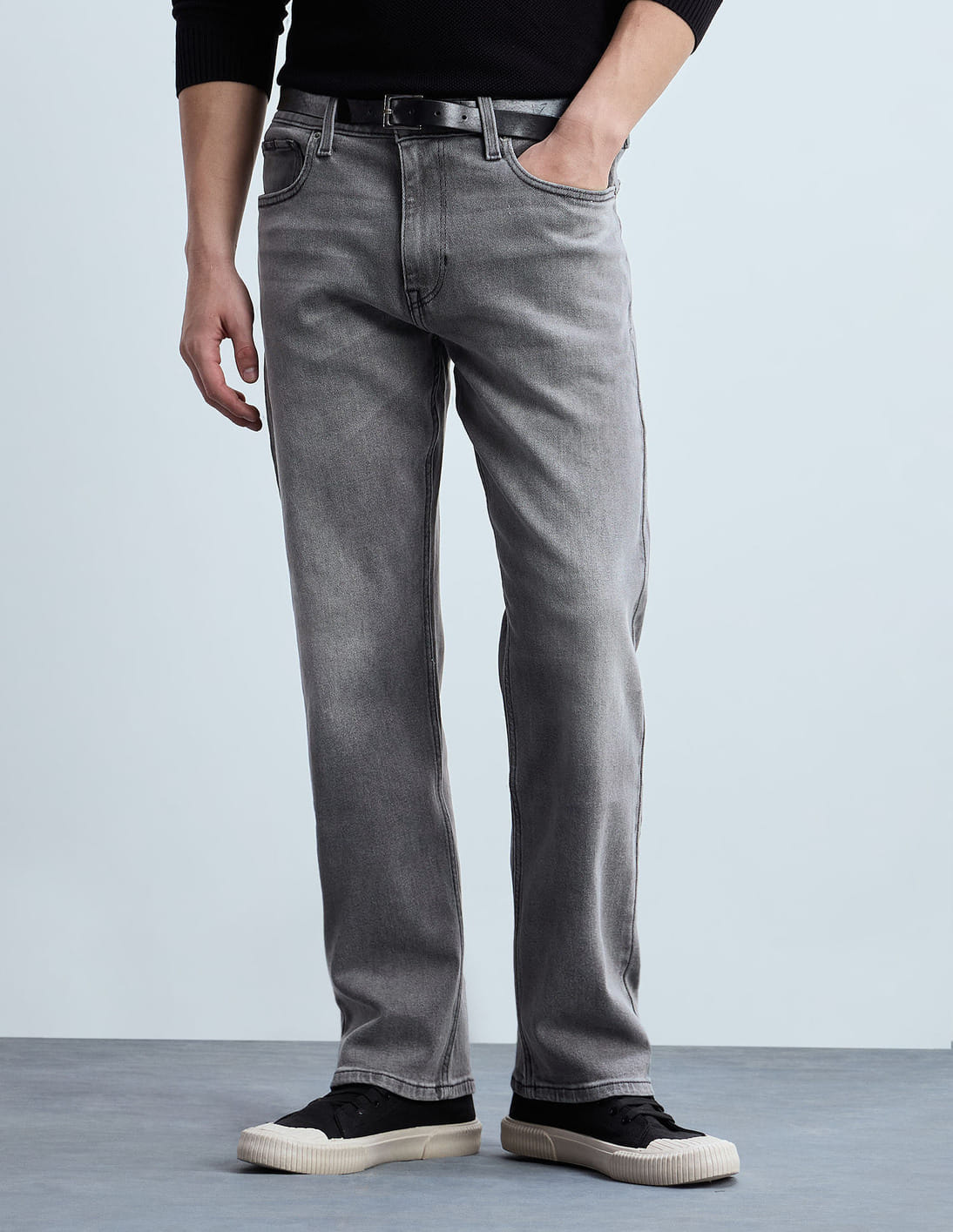 Buy Flying Machine Mid Rise Straight Fit Jeans - NNNOW.com